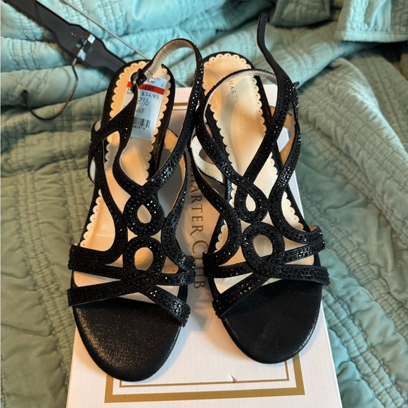 Cartier | Shoes | Cartier Elegant Black Strappy Heels | Poshmark